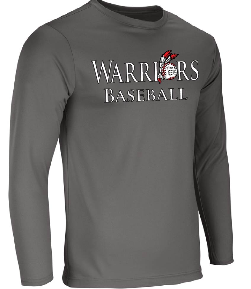 Warriors Spring 2025 T-Ball Polyester Long Sleeve Shirt (Youth, Adult ...